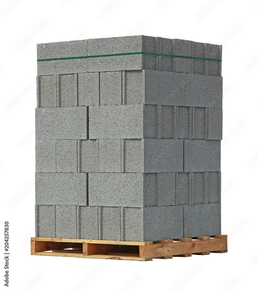 Palette de parpaings Stock Photo | Adobe Stock