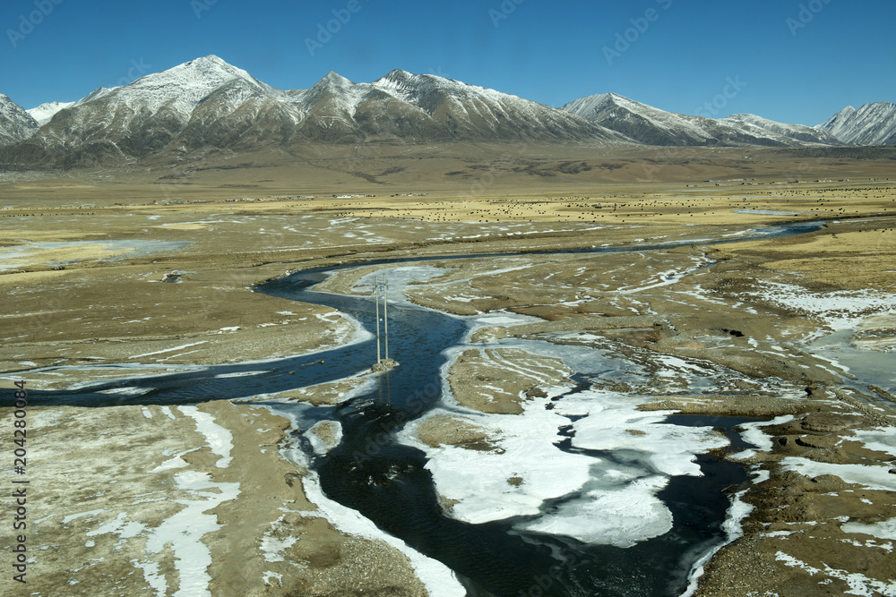 Tibetan plateau, Tibet Stock Photo | Adobe Stock