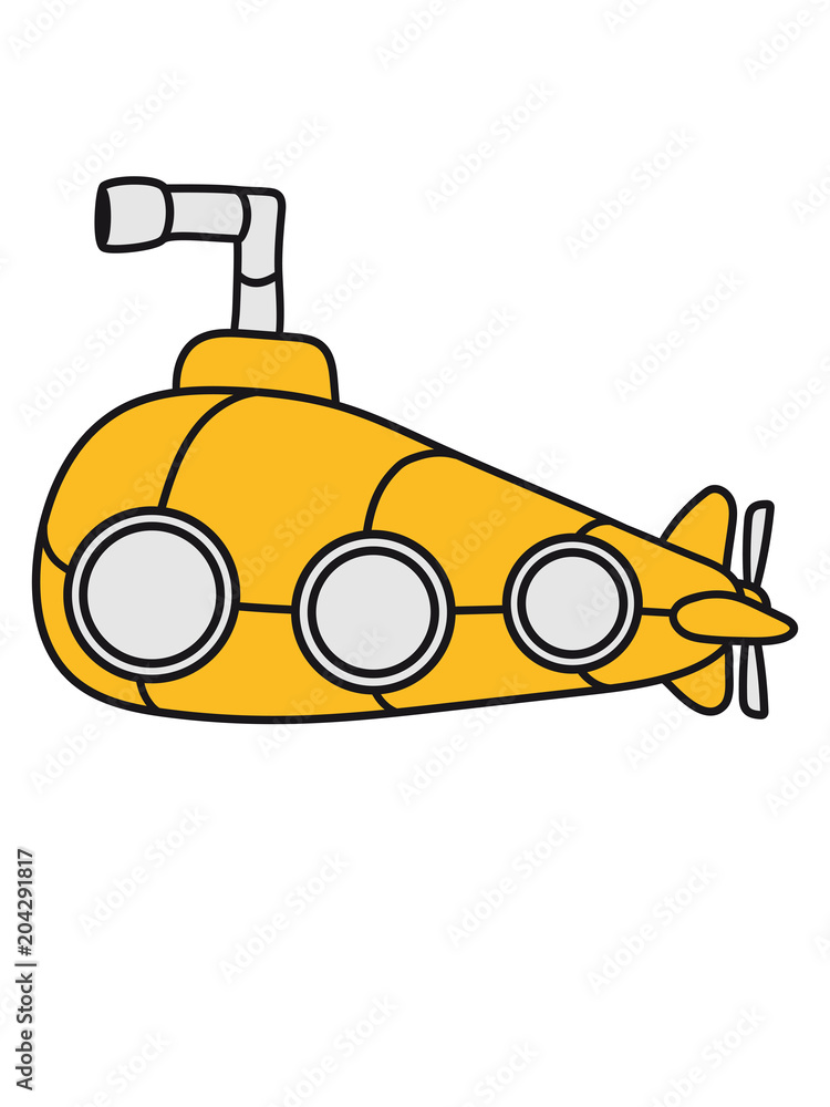 design cool u-boot schwimmen tauchen unterwasser schiff boot matrose ...