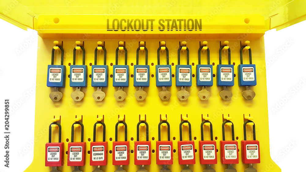 Lock out & Tag out ,Lockout stations , machine - specific lockout ...