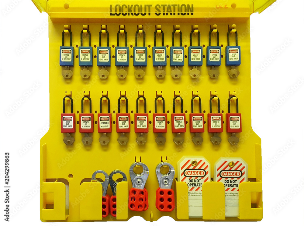Lock out & Tag out ,Lockout stations , machine - specific lockout ...