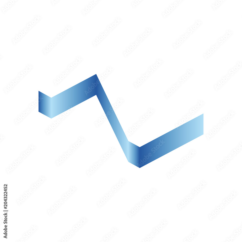 Z Shadow Logo with Blue Gradient Colors Stock Vector | Adobe Stock