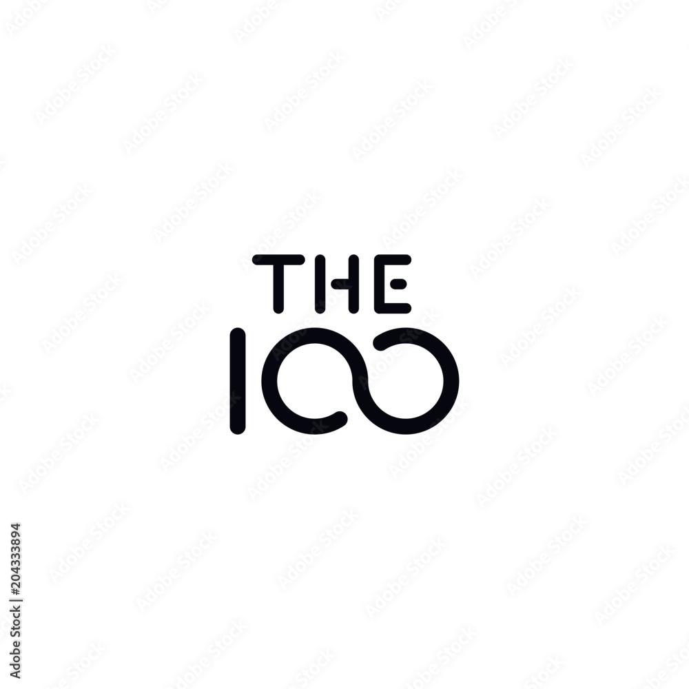 Hundreds Logo Colorful