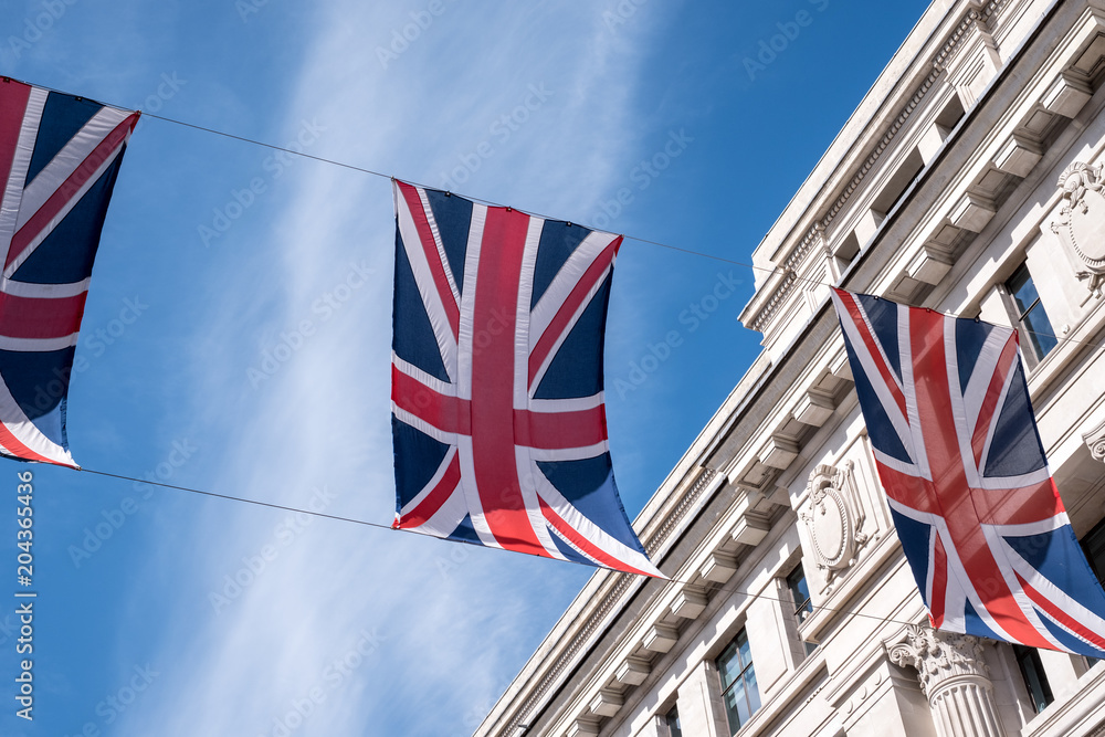 Close up of buildings on Regent Street London UK photographed from ...