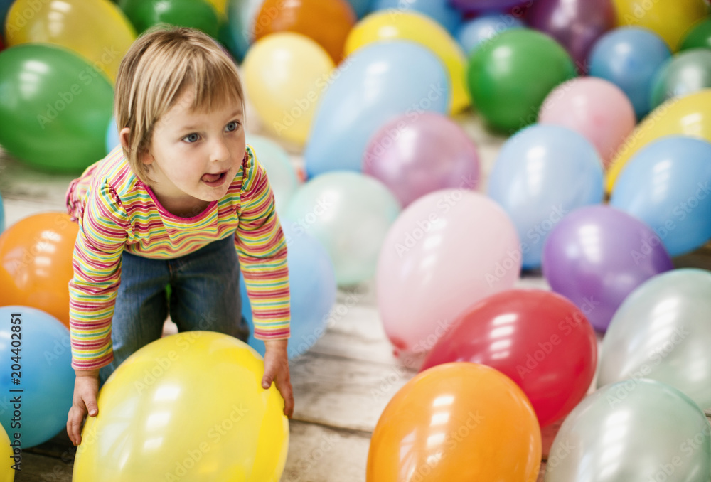 Room Filled With Balloons