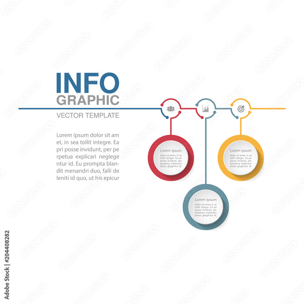 Vector infographic template for diagram, graph, presentation, chart ...