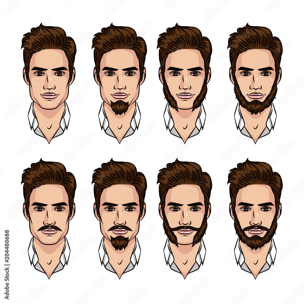Colorful Mustache Pictures