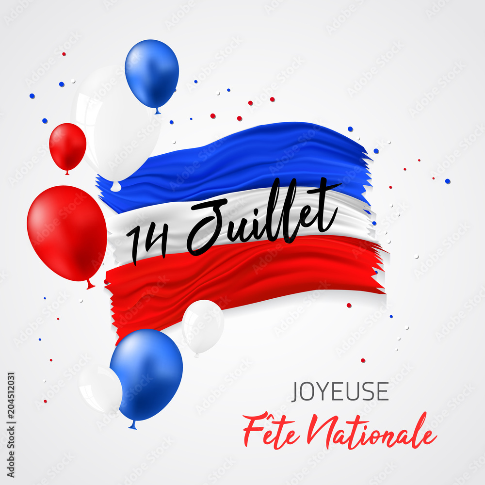 Vecteur Stock 14 Juillet - Fête Nationale. 14 juillet en France - fête ...