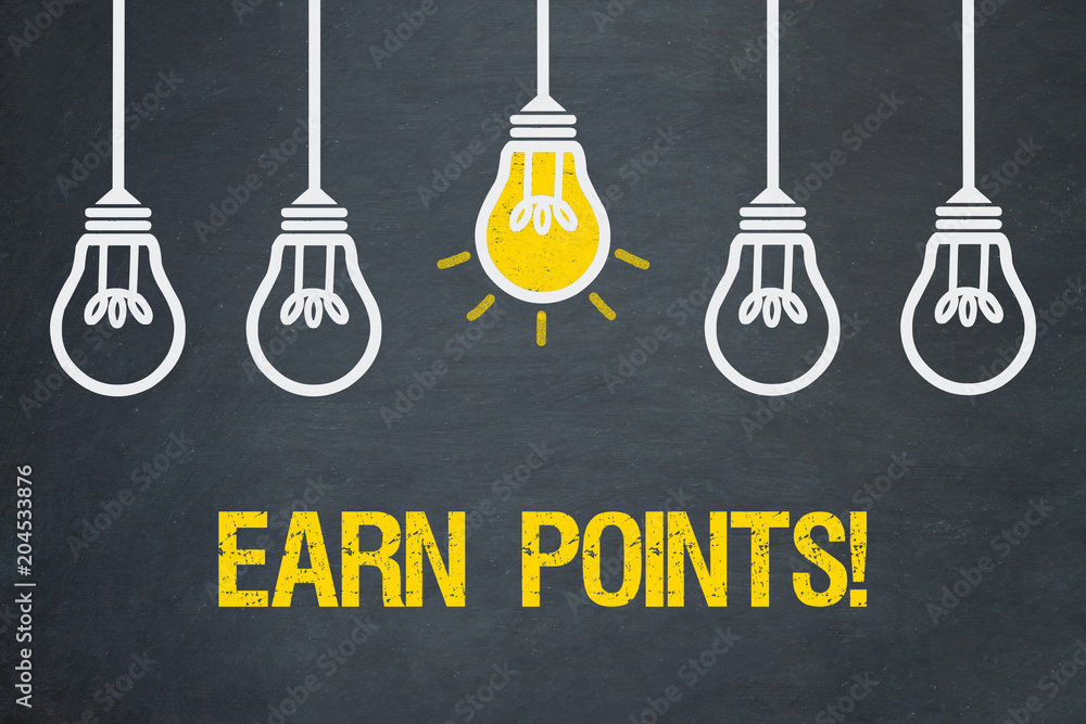 Earn Points! Stock Photo | Adobe Stock