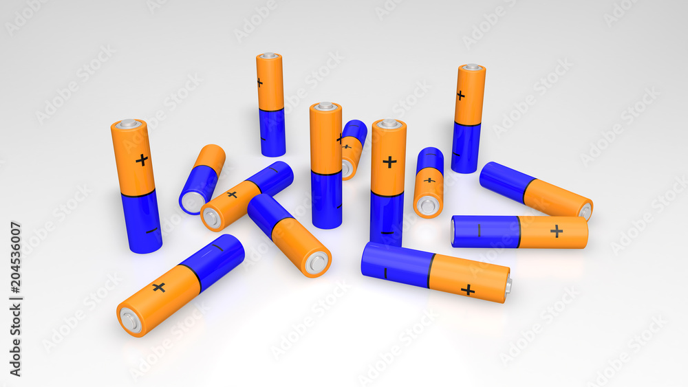 lithium battery Stock-Illustration | Adobe Stock