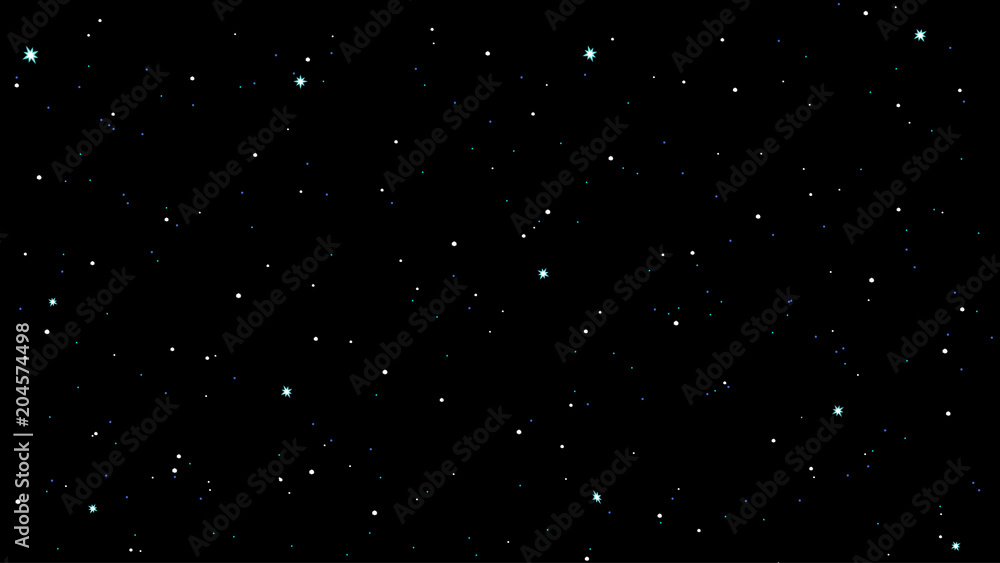 stars sky night vector illustration Stock Vector | Adobe Stock