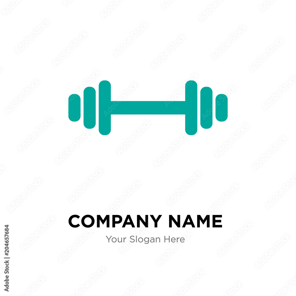 Strongman company logo design template, colorful vector icon for your ...