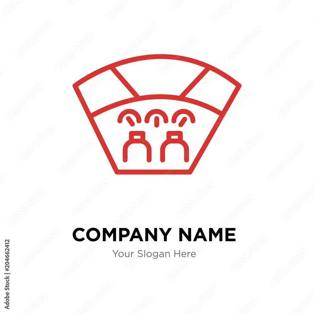 cockpit company logo design template, colorful vector icon for your ...