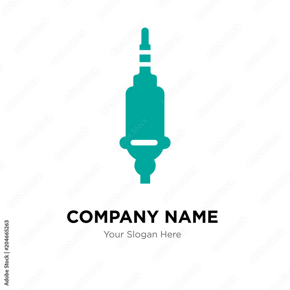 Music player company logo design template, colorful vector icon for ...