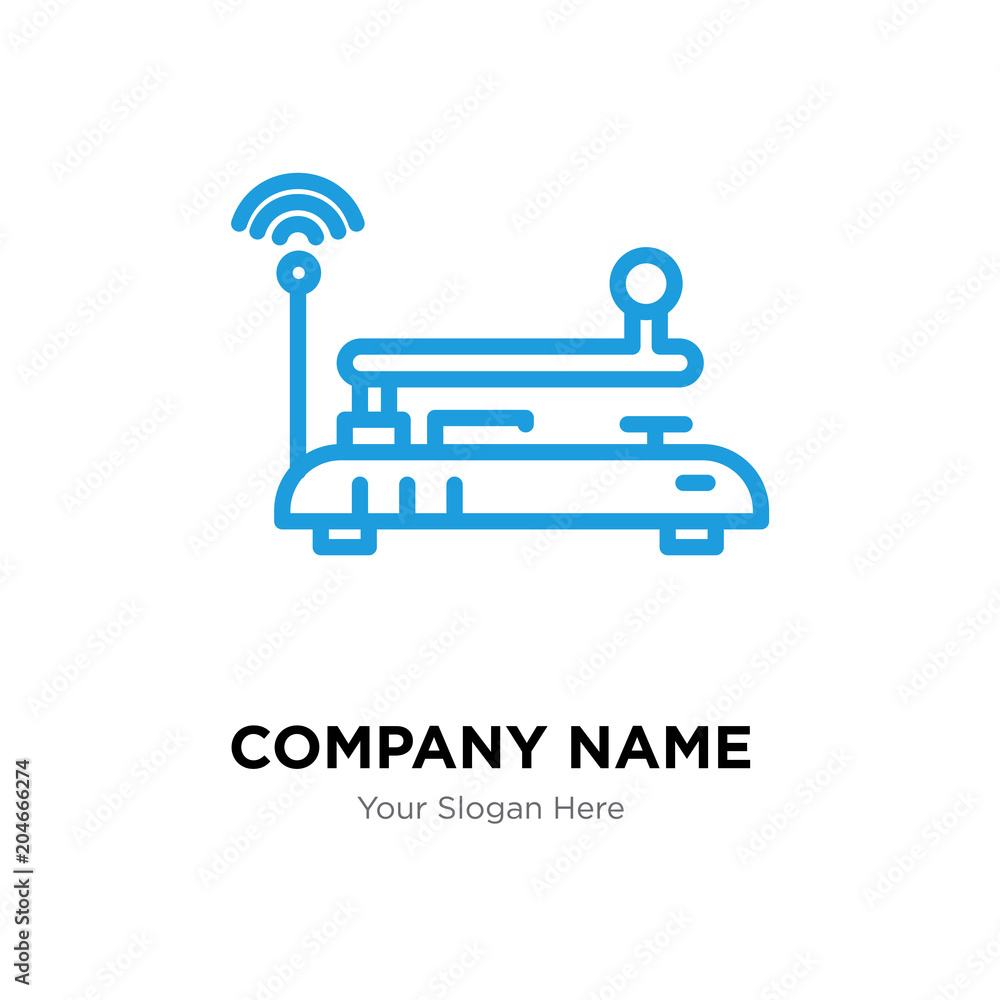 telegraph company logo design template, colorful vector icon for your ...