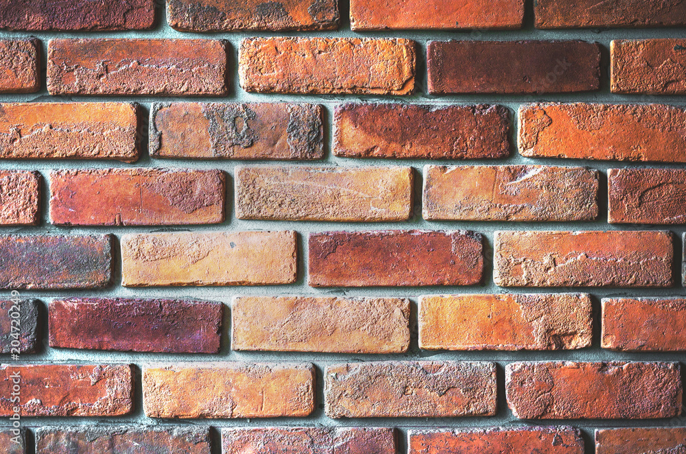 abstract red brick wall pattern background concrete texture. Stock ...