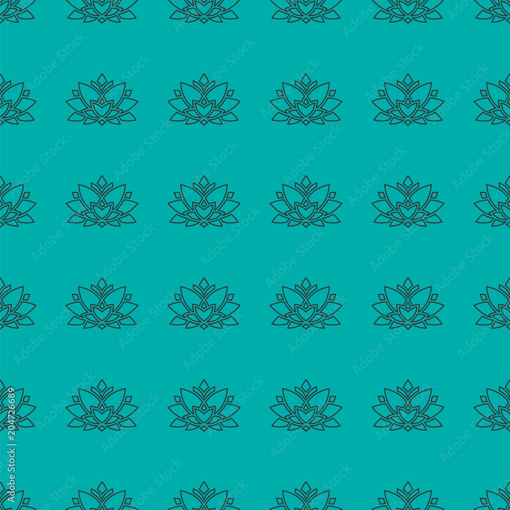Lotus Pattern Background
