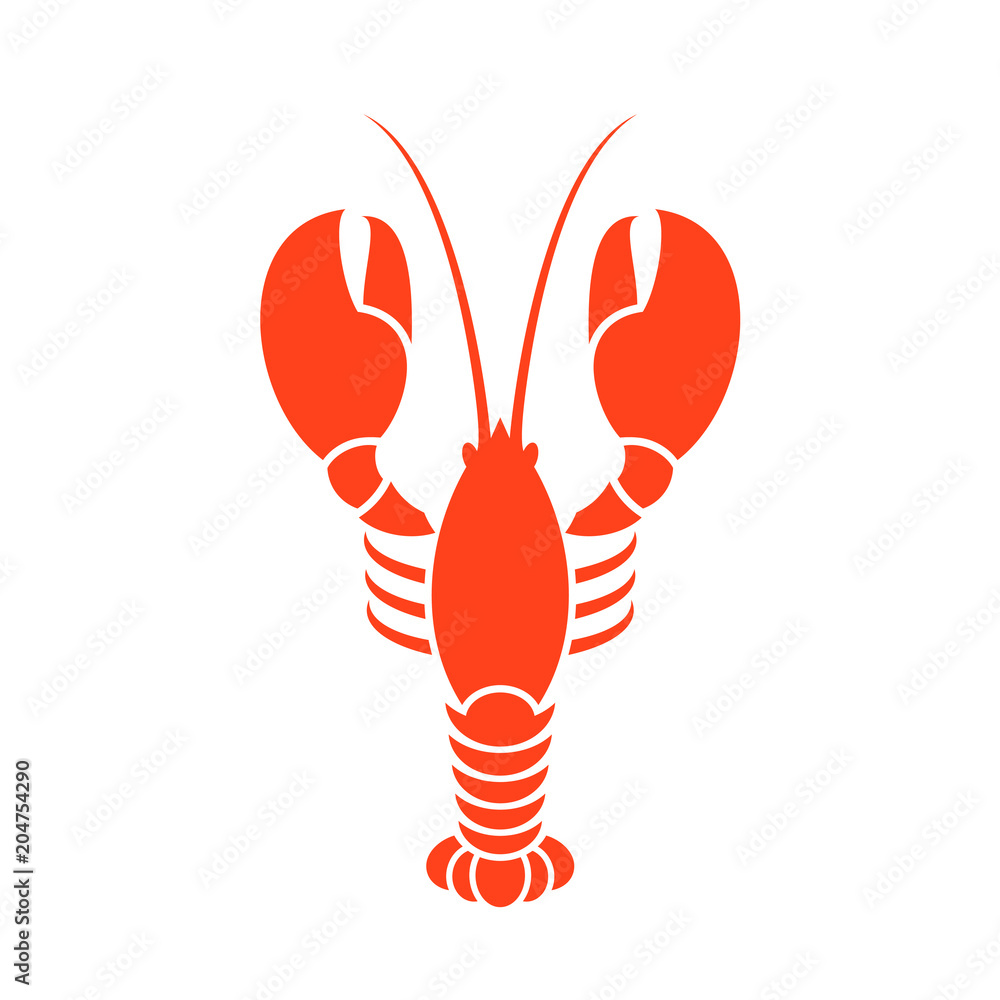 Lobster. Vector illustration Stock Vector | Adobe Stock