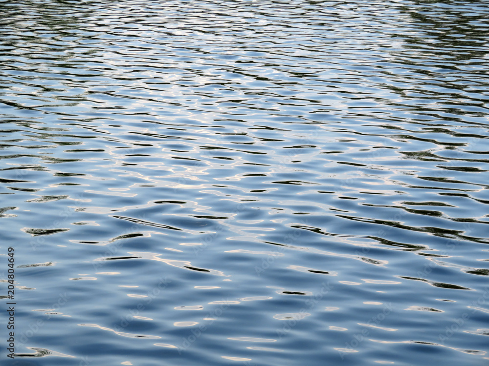 Water texture background with ripples. Shimmering waves on water ...
