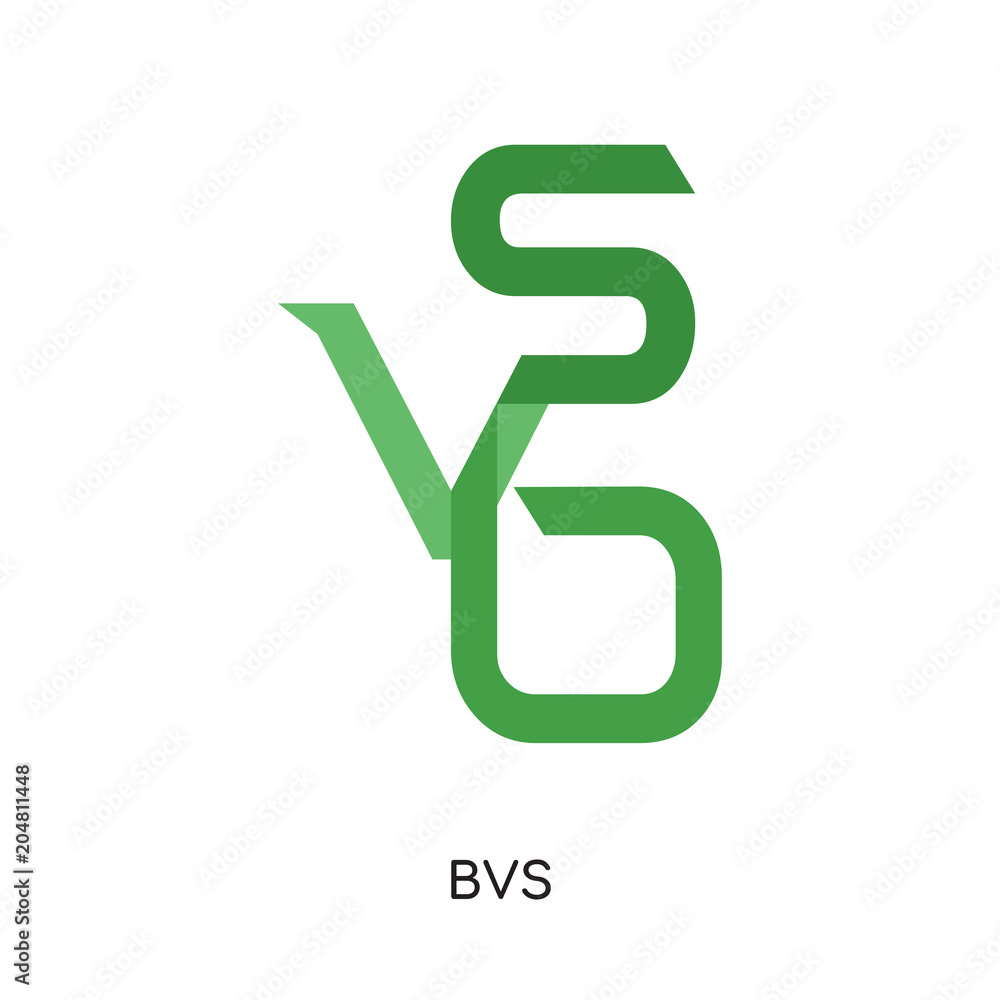 bvs logo isolated on white background Stock Vector | Adobe Stock