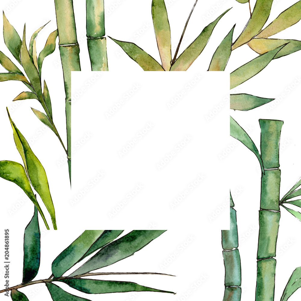 Bamboo Tree Border