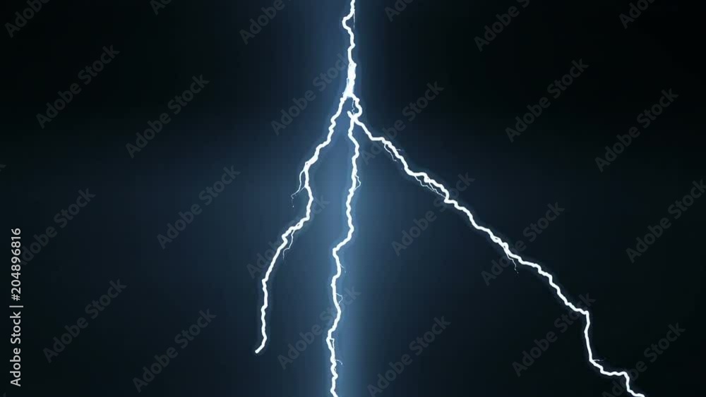 Lightning bolt animation Stock ビデオ | Adobe Stock