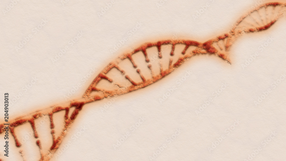 Dna, elica di Dna, acido desossiribonucleico è un acido nucleico che ...