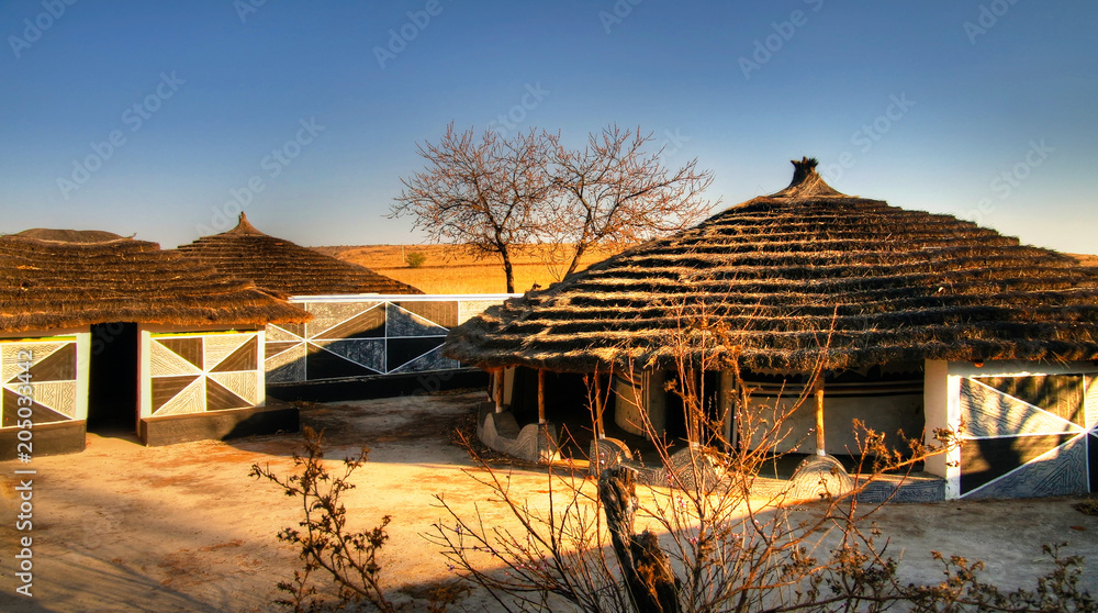 Ndebele Huts