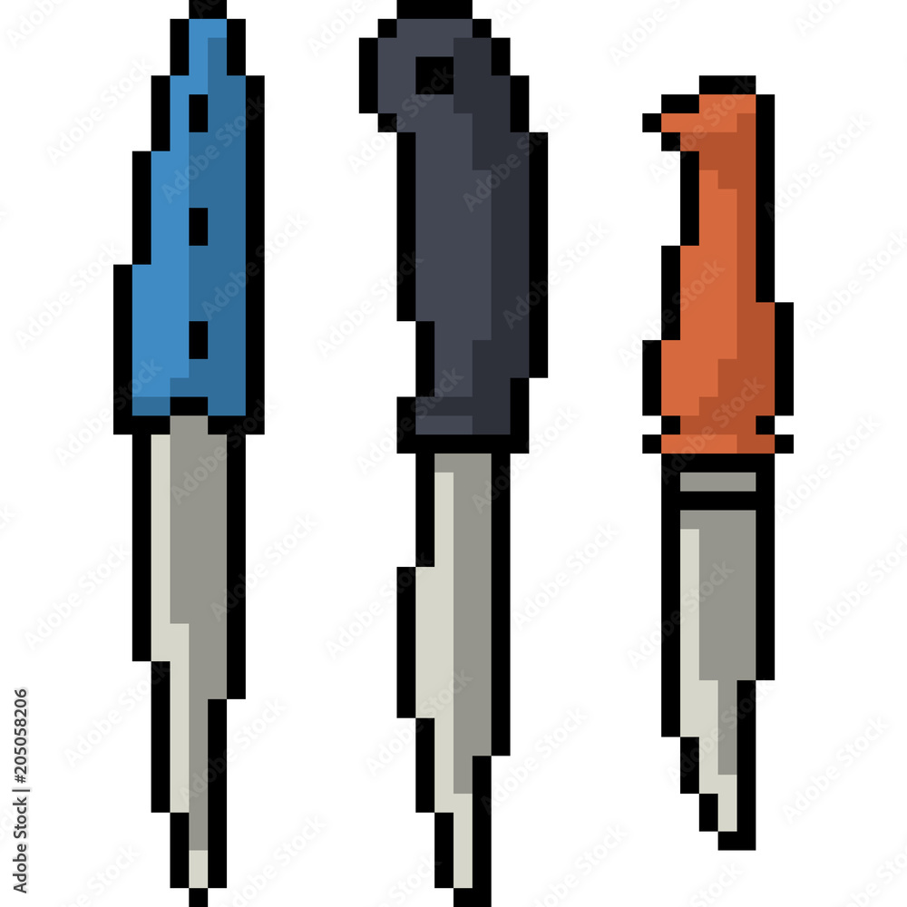 Knife Pixel Art