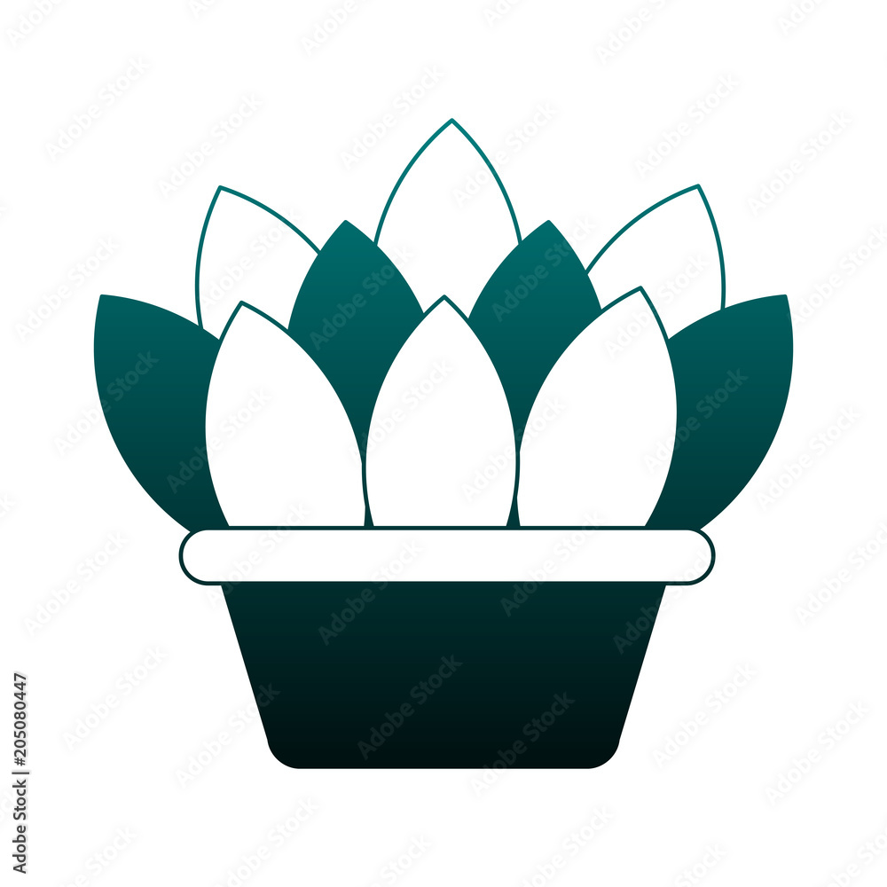 Plant in pot symbol vector illustration graphic design Stock Vector ...