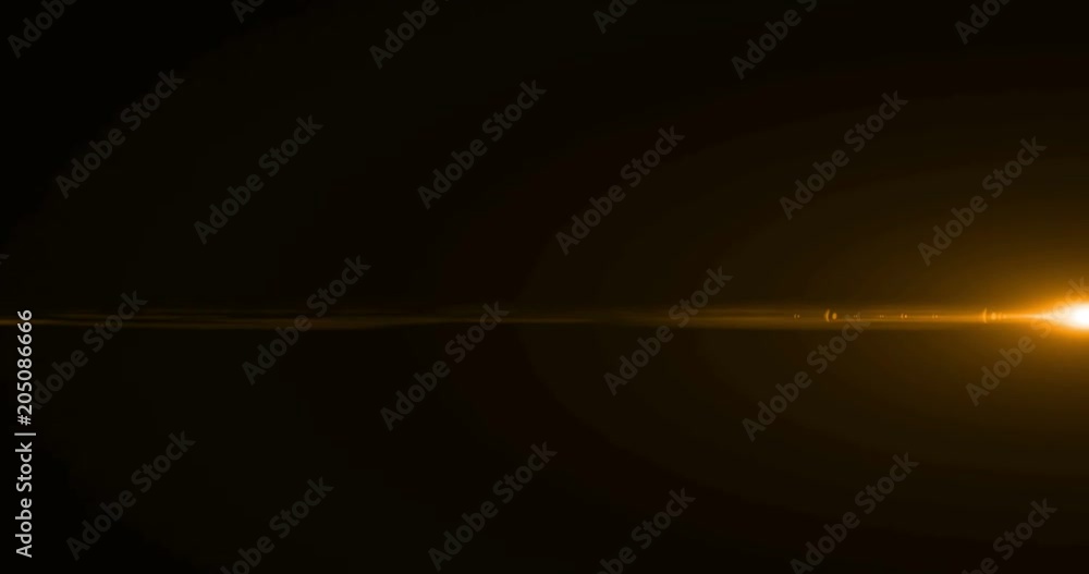 gold warm color bright lens flare flashes leak light effect for ...