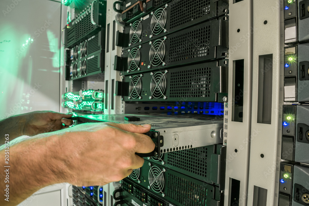 Repair and replacement of computer equipment in the data center server ...