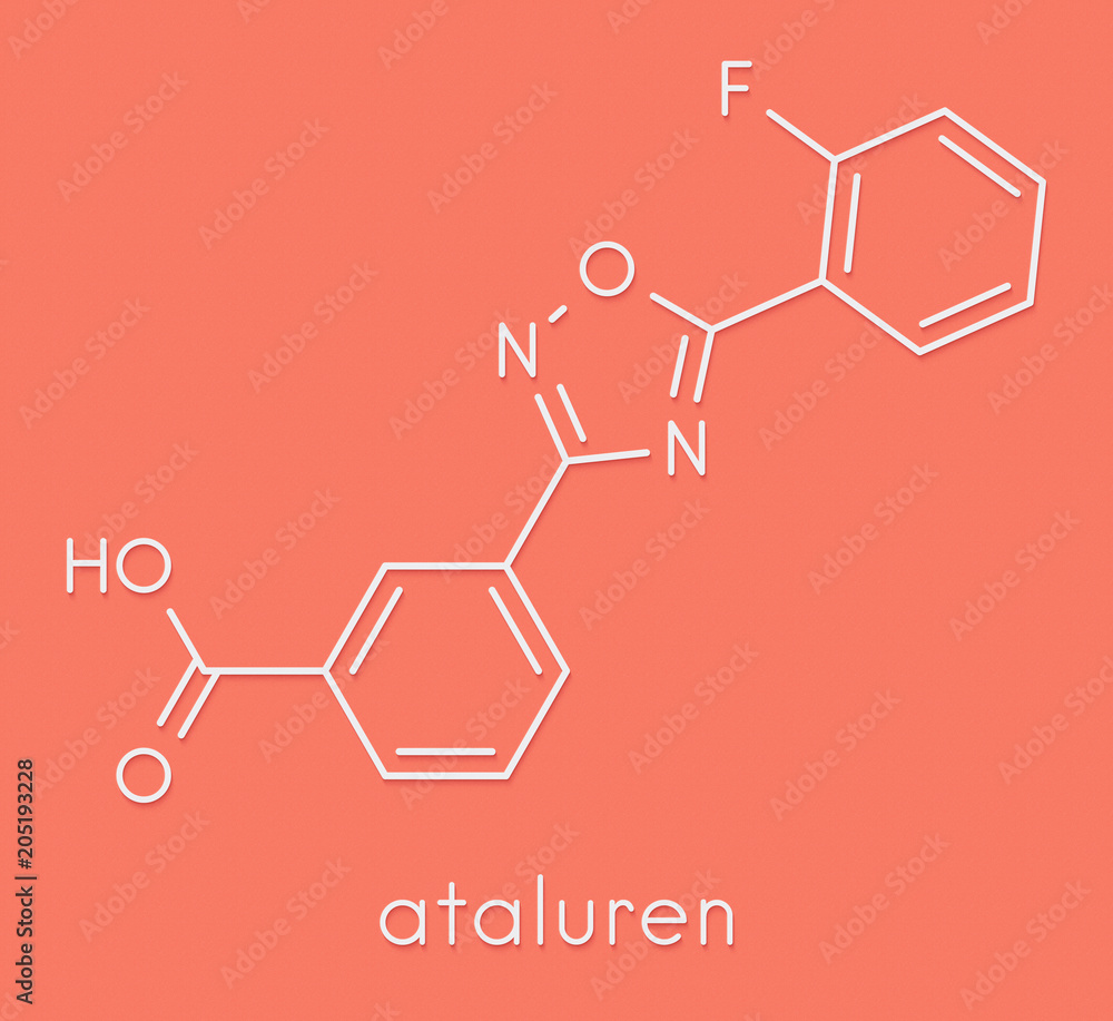 Ataluren genetic disorder drug. Investigated in treatment of cystic ...