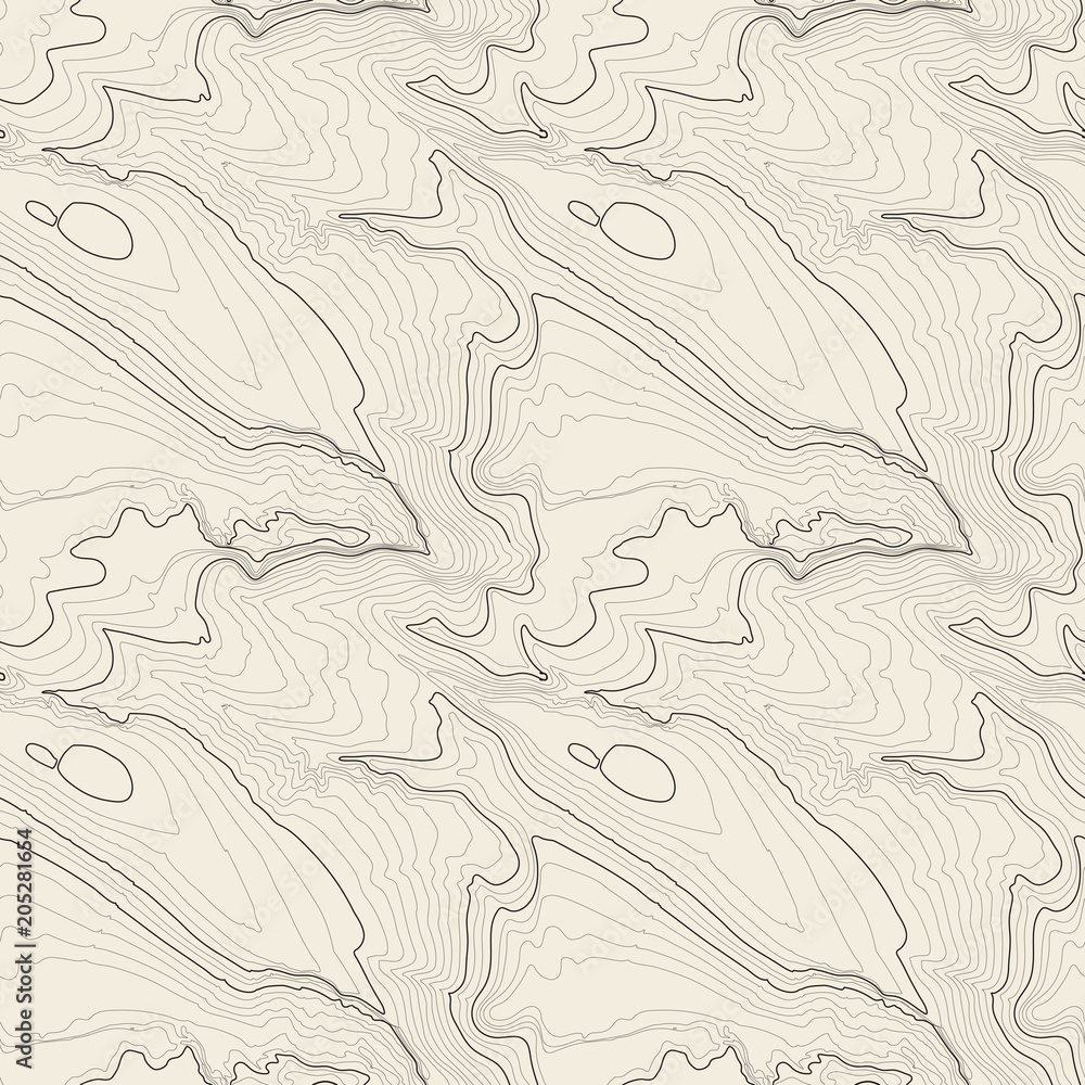 Tileable topographic map background concept with space for your copy ...