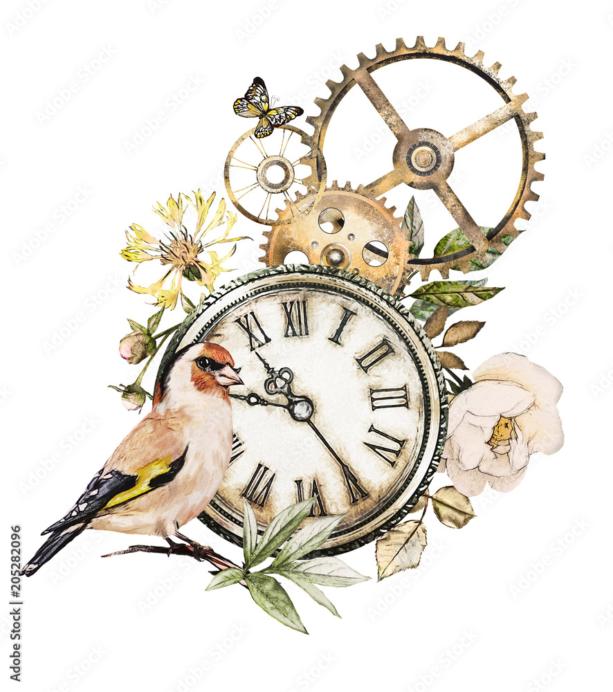 Clockwork Tattoo Steampunk