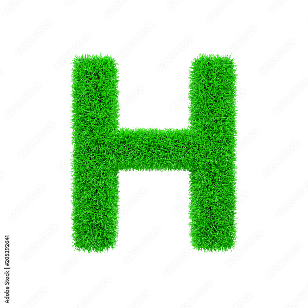 Green Letter H