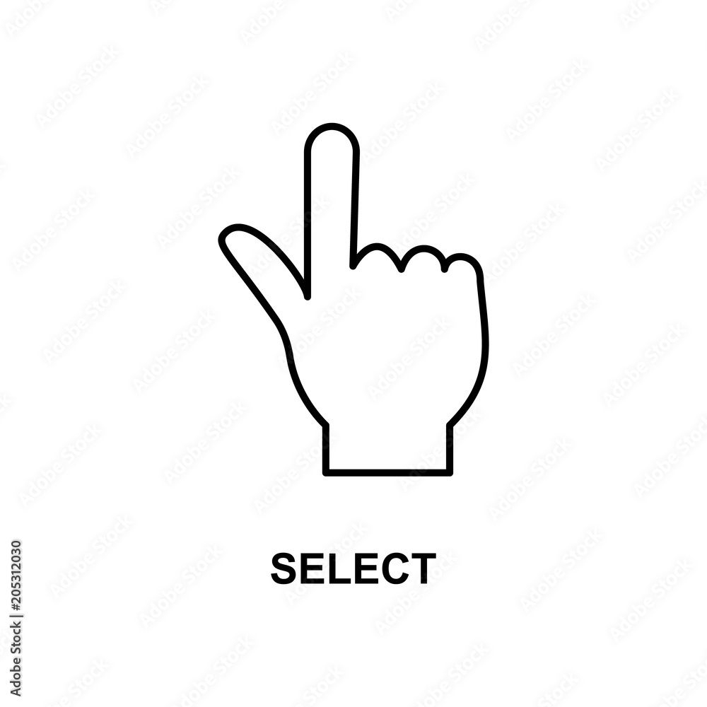 Select Hand Icon