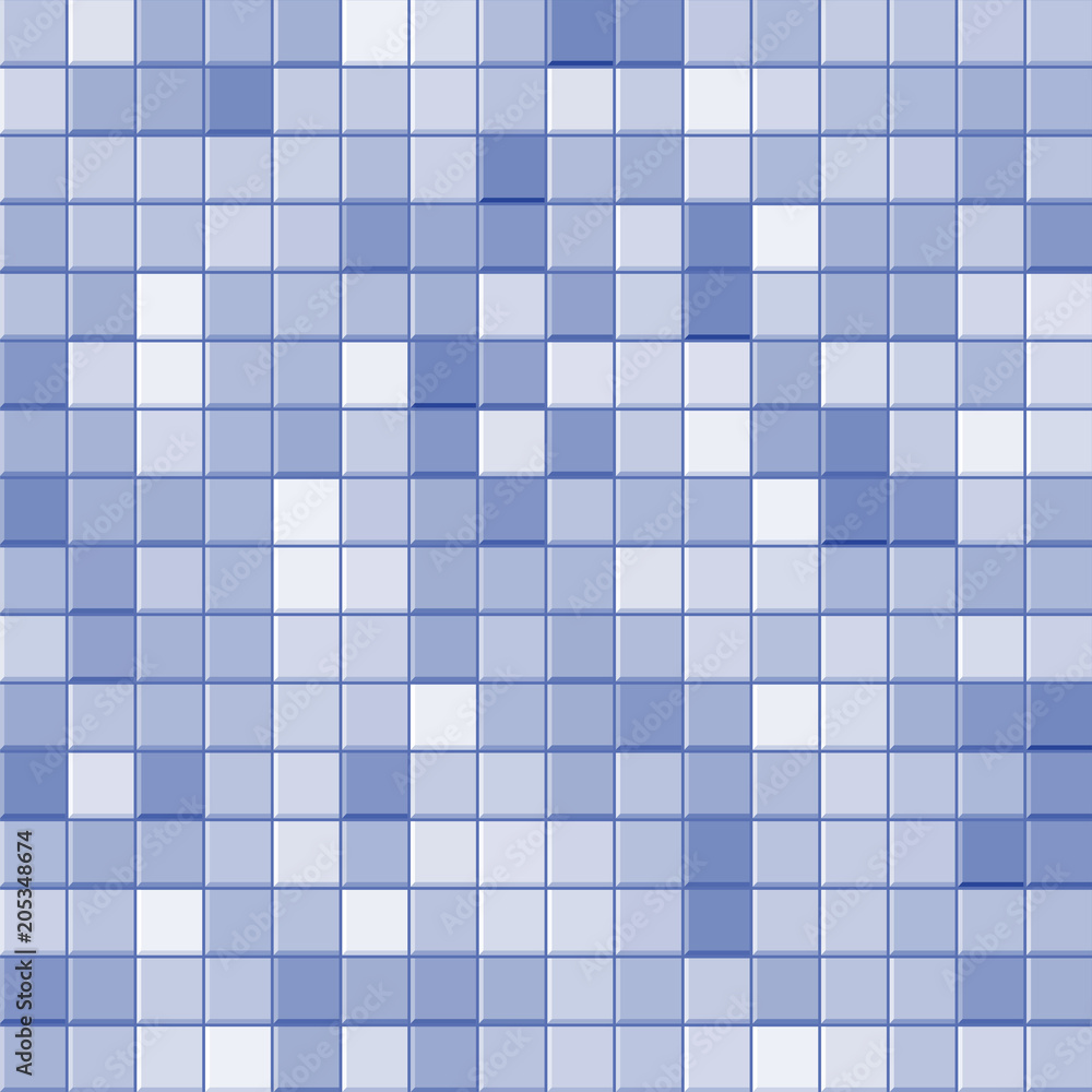 Bathroom tile seamless pattern. Flat vector cartoon illustration ...