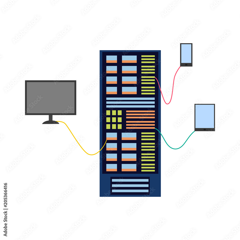 Computer Server Rack Icon