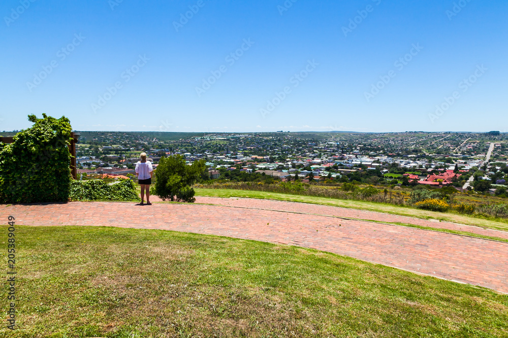 The town of Grahamstown from the view point of the 1820 settler's ...