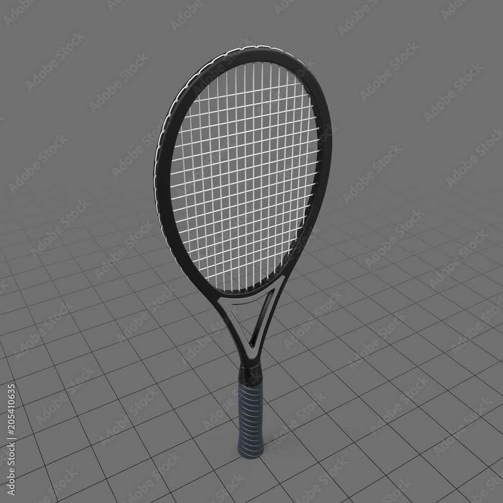 Tennis racket Stock 3D asset | Adobe Stock