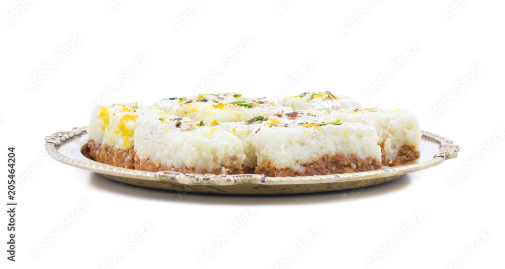 Foto de Indian Diwali Sweet Food Kalakand Also Know as Halwa or Mawa ...
