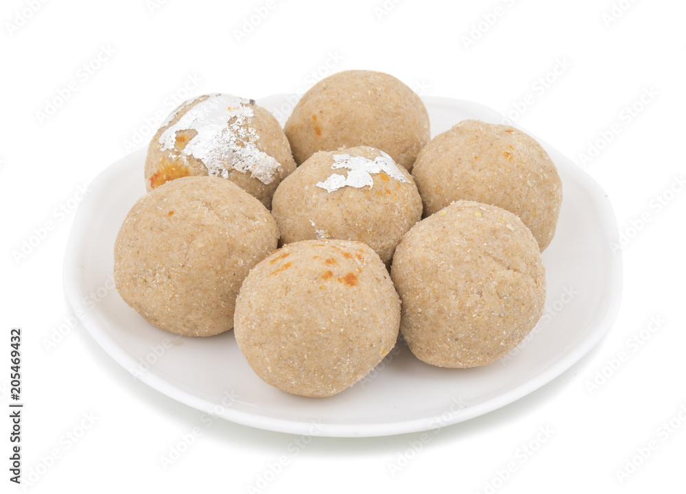 Gehu Ke Laddu Indian Traditional Sweet Food Also Know as Wheat Laddu ...
