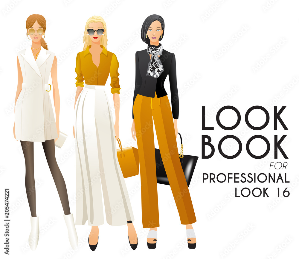 Body Template with Outfits and Accessories for Professional Look ...