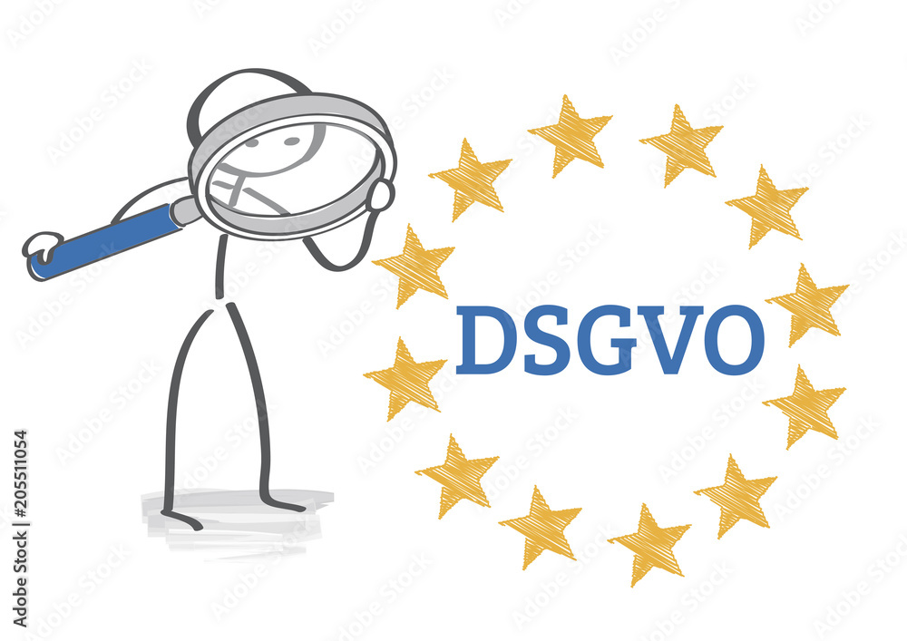 dsgvo Datenschutz-Grundverordnung Stock-Vektorgrafik | Adobe Stock