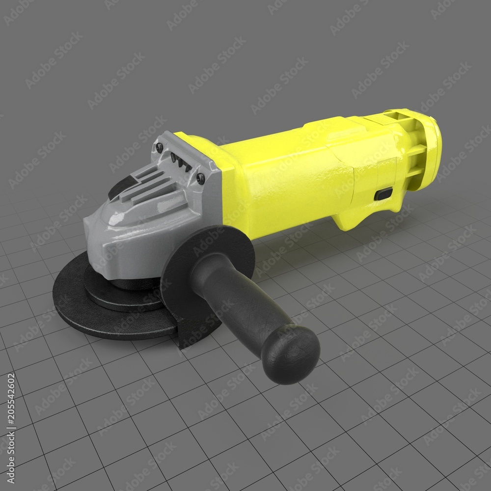 Angle grinder Stock 3D asset | Adobe Stock