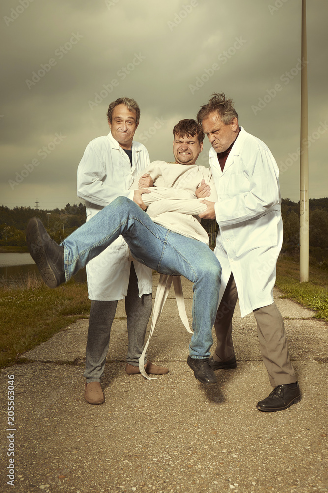 Crazy Man Straight Jacket