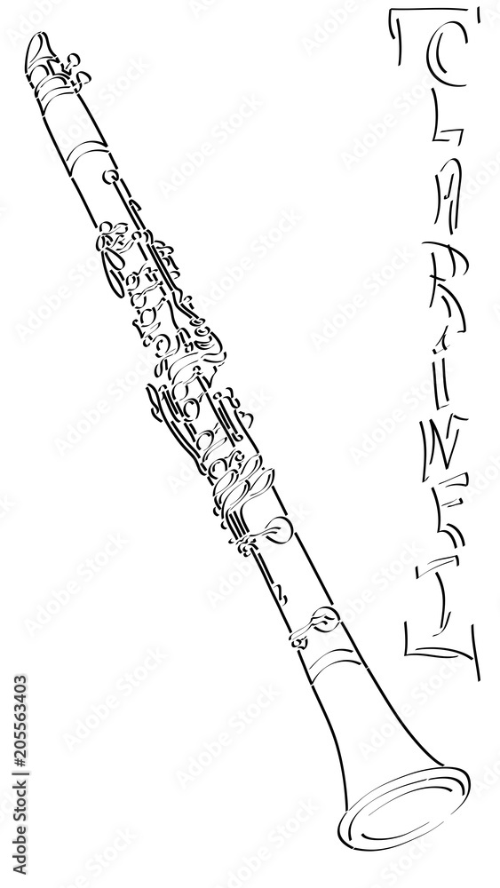 Divine Tips About How To Draw Clarinet - Pricelunch34