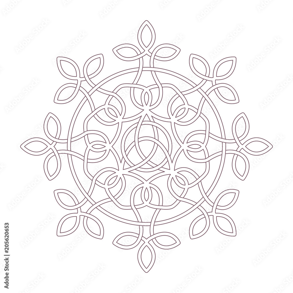 Simple Celtic Mandala