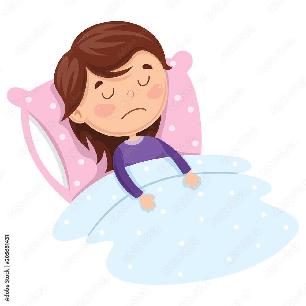 Kid Sleep Clip Art